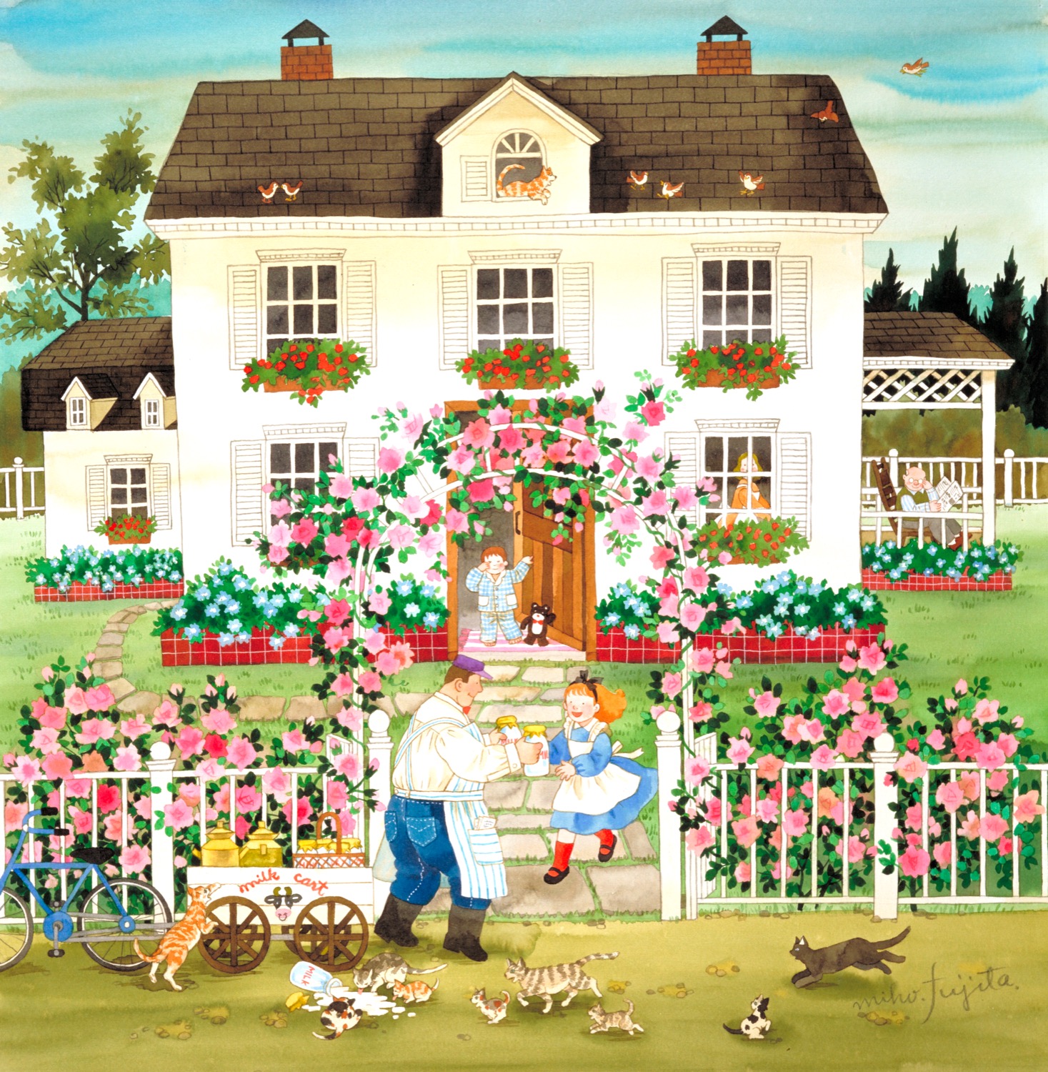 ミルクカートの音がする - tomboy Märchen art & Character Design