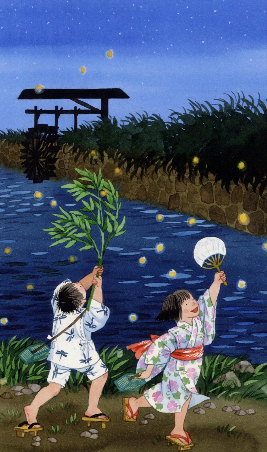 ほーほー蛍こい - tomboy Märchen art & Character Design